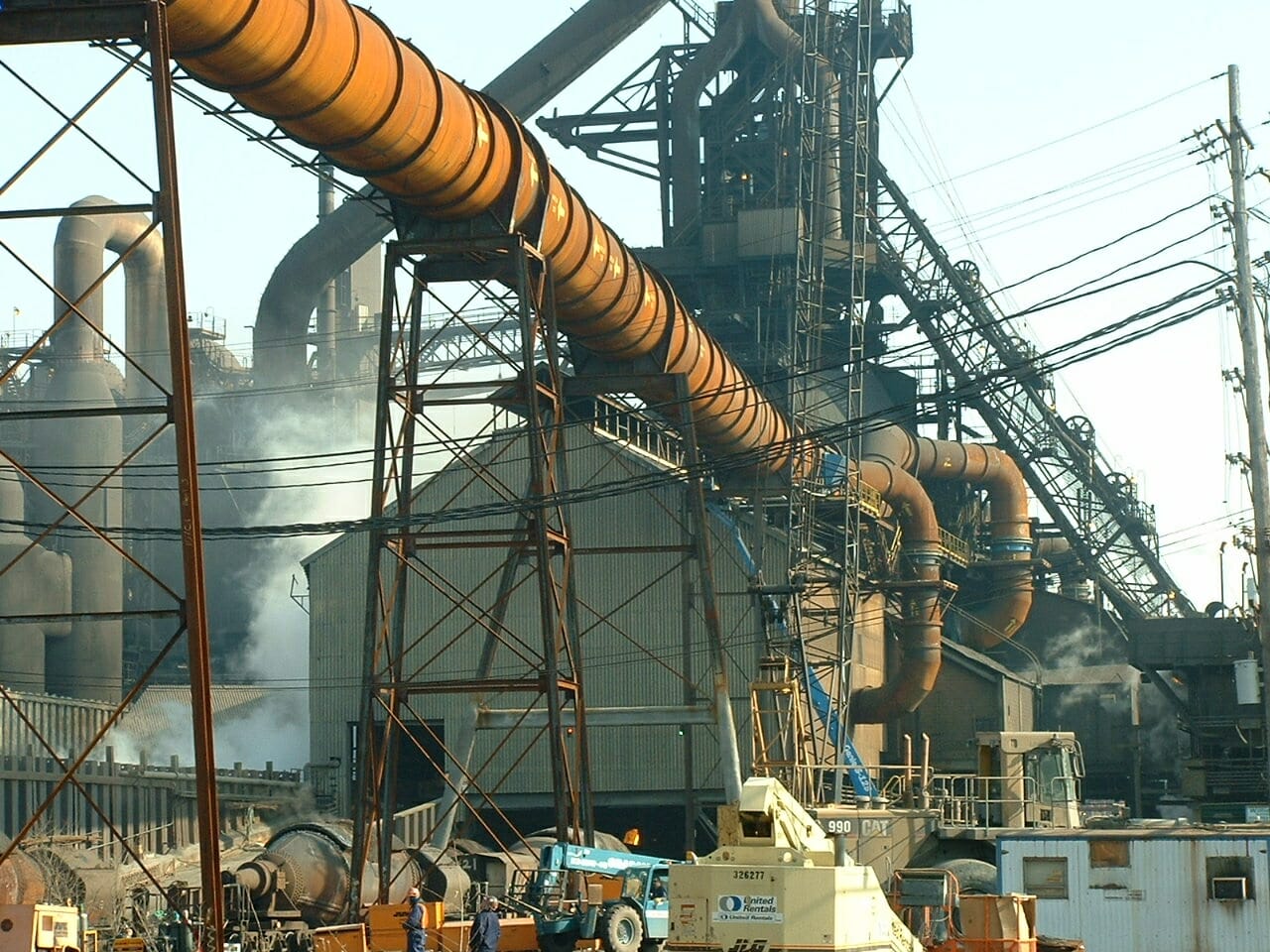 Blast Furnace Structural Steel and Duct Installation - Kokosing