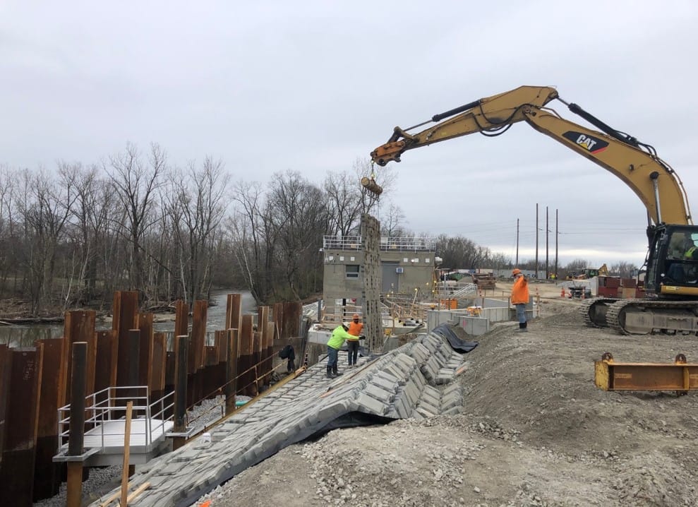 Hap Cremean Water Treatment Plant Intake Structure and Low Head Dam ...