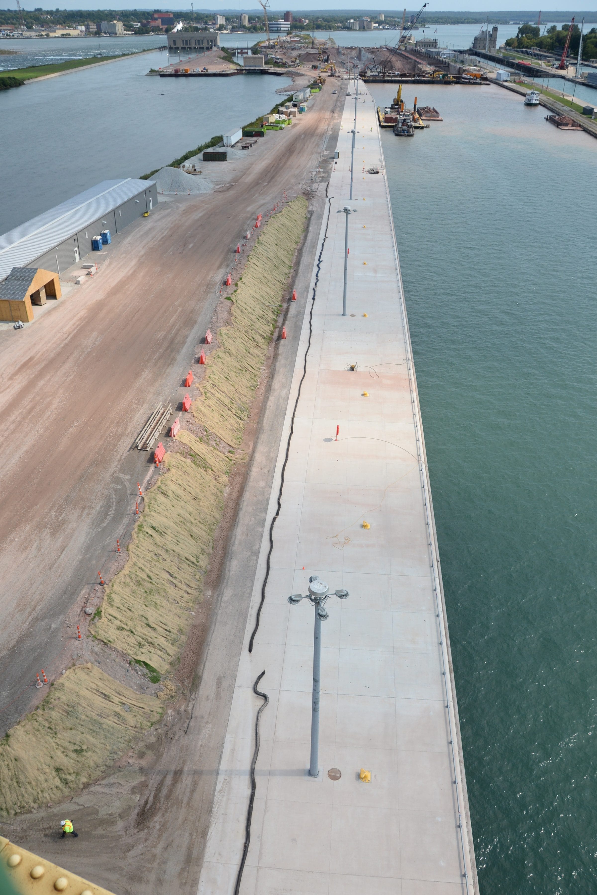 Upstream Approach Walls at the Soo Locks Complex - Kokosing